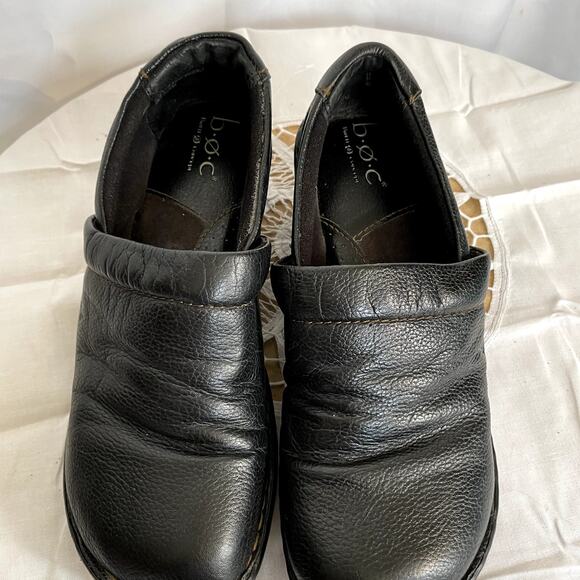 Born Concept | Shoes | Boc Born Concept Platform Clogs Black 65 Leather ...